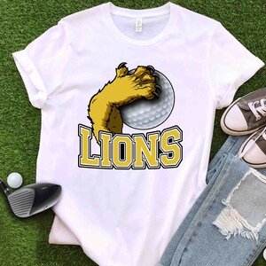 Lions Golf Team PNG JPG Go Lions Png Lion Paw Lions Team Golf Club ...
