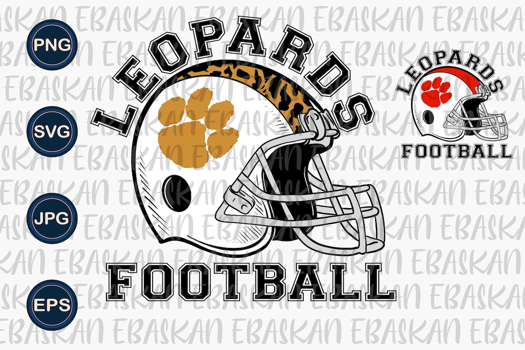 Leopards Football Team PNG SVG Go Leopards Athletics Paw Leopard Team ...