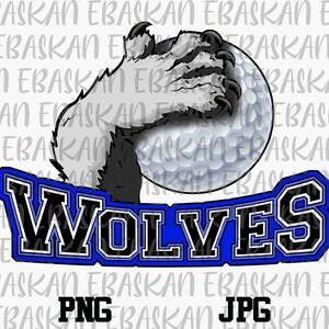 Wolves Golf Athletic Teams Png Design Go Wolves Golf Grey Wolf Team ...