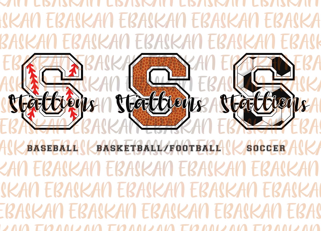 Stallions Athletic Teams Png Svg Go Stallions Basketball Football ...