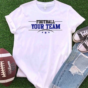 Custom Football Team Design PNG SVG Personalized Football Shirt Design ...