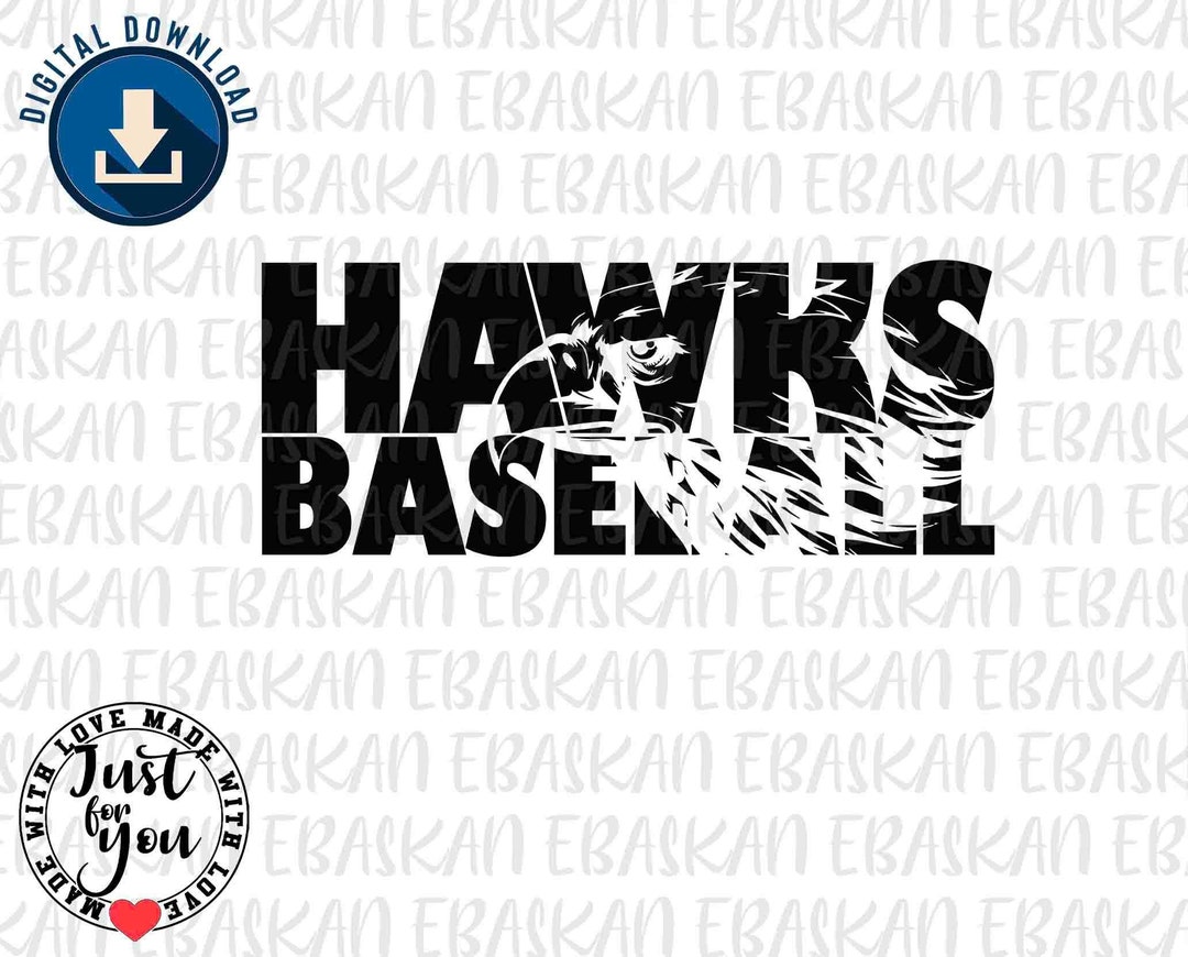 Hawk Baseball PNG SVG EPS Design Go Hawks Fly High Hawks Baseball Svg ...