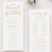 Gold Wedding Programs Printed Wedding Ceremony Program in | Etsy