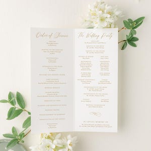 Wedding Ceremony Pamphlet Programs - Etsy