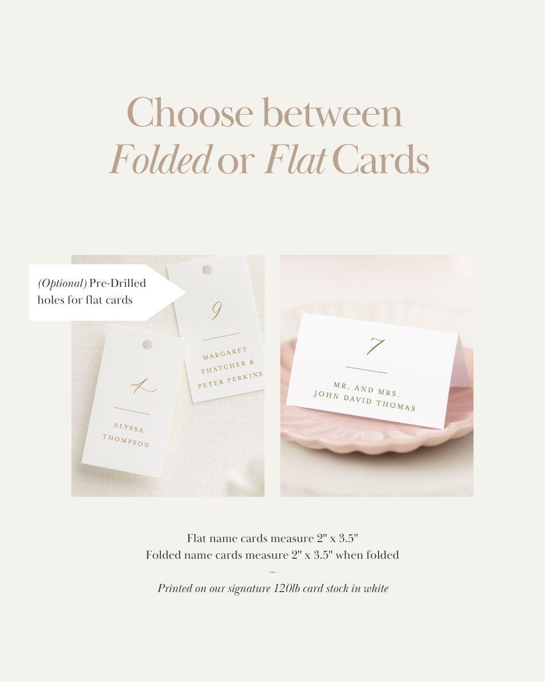 Wedding Place Cards Custom Name Cards, Table Decorations for Wedding ...