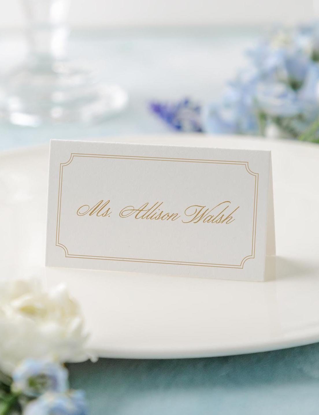 Name Place Cards Wedding - Etsy