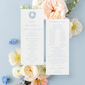 Gold Wedding Programs, Printed Wedding Ceremony Program in Matte Gold ...