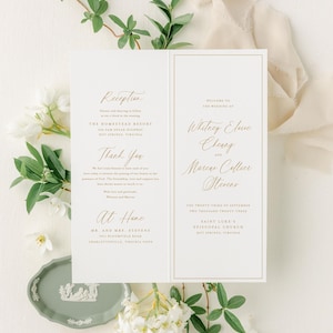 Wedding Ceremony Pamphlet Programs - Etsy