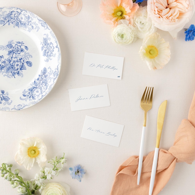 Wedding Place Cards Custom Name Cards, Table Decorations for Wedding ...