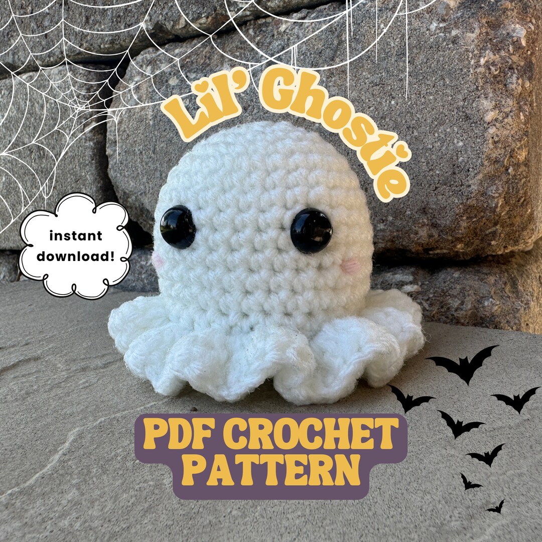 Lil Ghostie Crochet Pattern - Beginner Friendly Amigurumi PDF DOWNLOAD ...