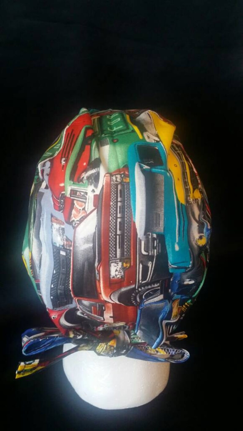 Ford Trucks Tie Back Surgical Scrub Hat - Etsy