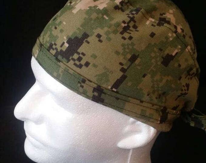 US Navy NWU III Camo Tie Back Surgical Scrub Hat - Etsy