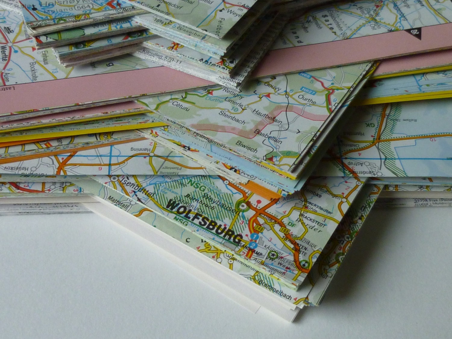 15x15cm Origami-Papier MAP Landkarte 20 Blatt Recycling - Etsy.de