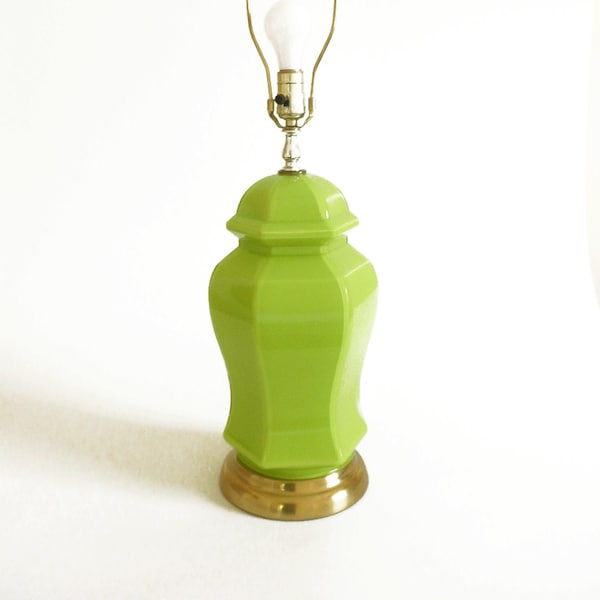 Chartreuse Lamp - Etsy