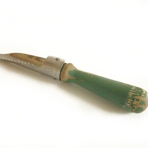 Vintage Androck A & J Kitchen Utensils Green Wooden Handles Set of ...