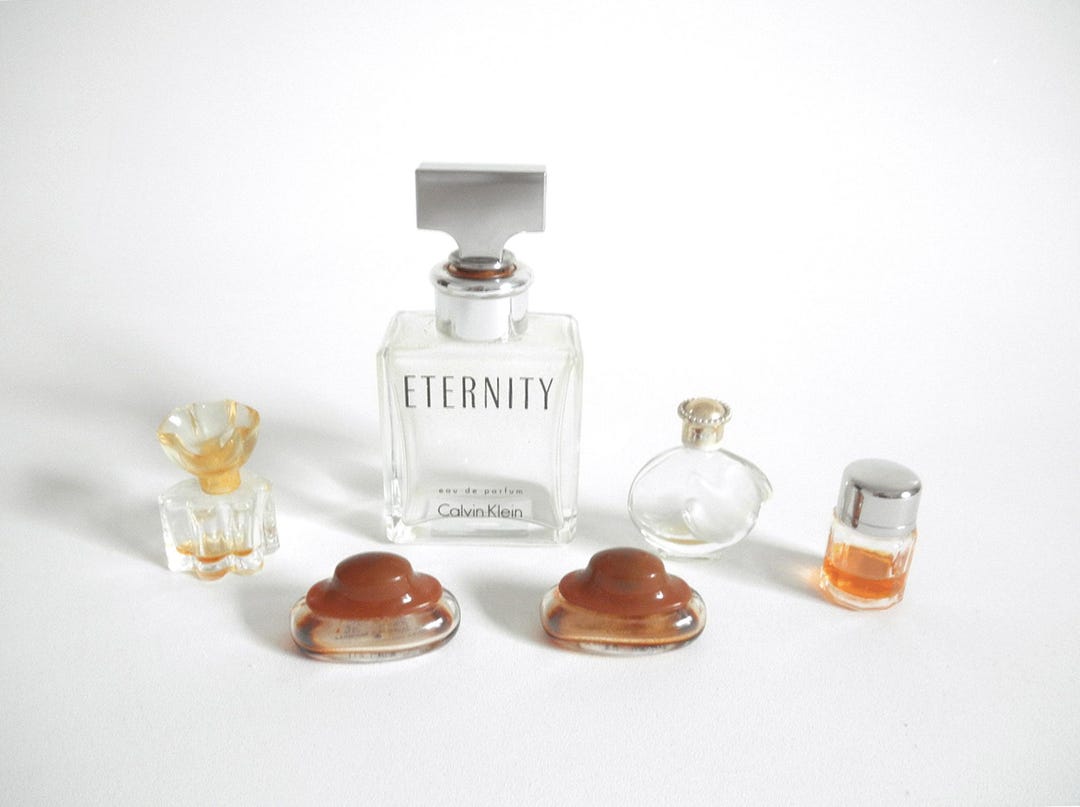 Vintage 90's Perfume Bottles, Collection Lot of 6, Includes (5) Mini ...