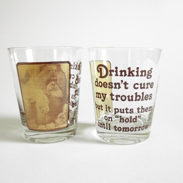Vintage Bar Glasses - Etsy