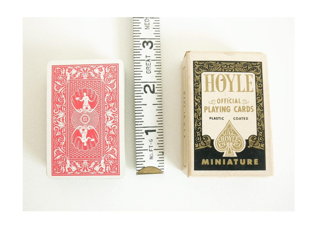 Vintage Miniature Hoyle Playing Cards Hoyle Stancraft, Complete Deck ...