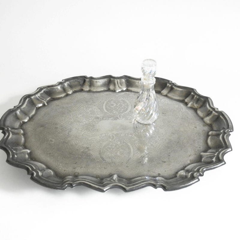 Sterling Silver Trays and Platters - Etsy