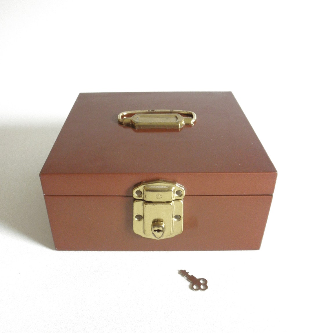 Vintage Porta File Check Box With Key by Hamilton Metal Products Co ...