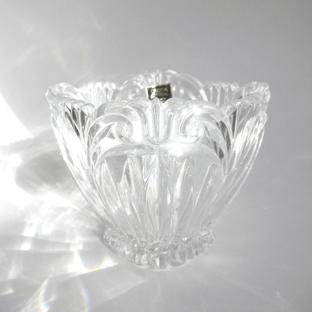 Vintage Oneida Crystal Cut Bowl, Made in Germany - Etsy