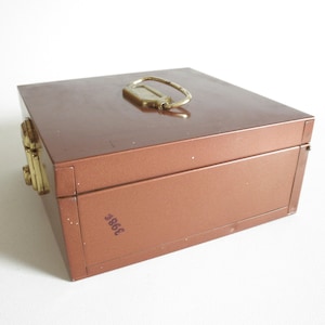 Vintage Porta File Check Box With Key by Hamilton Metal Products Co ...