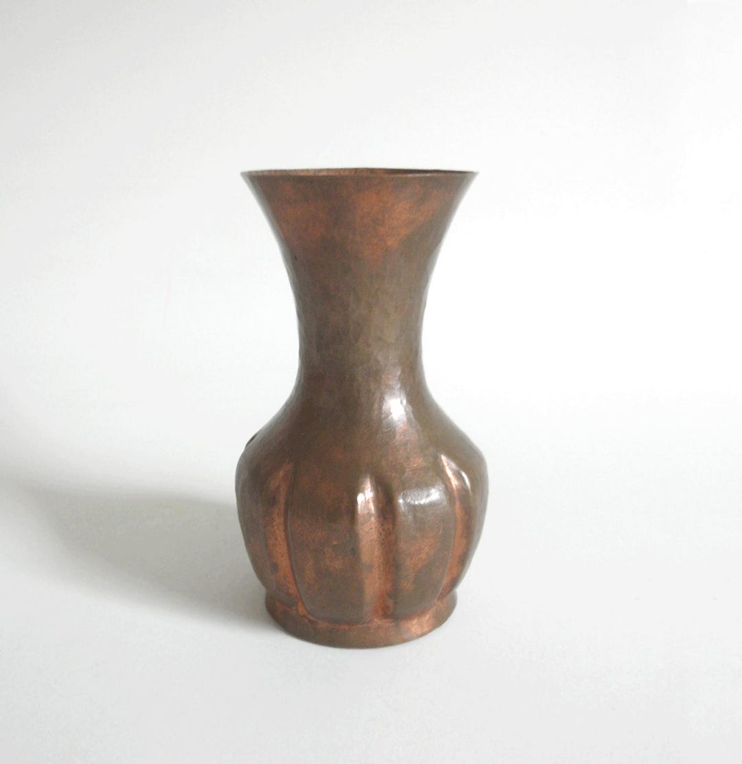 Vintage Hammered Copper Vase: Arts & Crafts Mission Style - Etsy