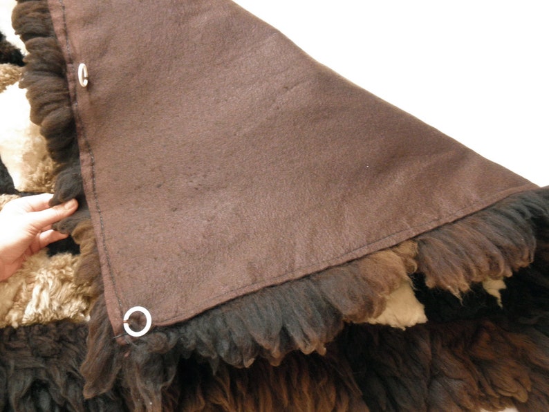 Vintage Genuine Llama Alpaca Fur Rug/ Wall Hanging Handmade | Etsy