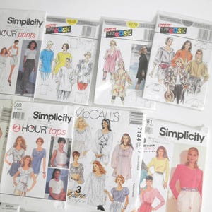 Vintage 1990s Lot of 20 Sewing Patterns- Women's Pants, Dresses ...