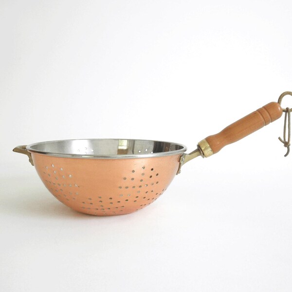 Copper Colander - Etsy