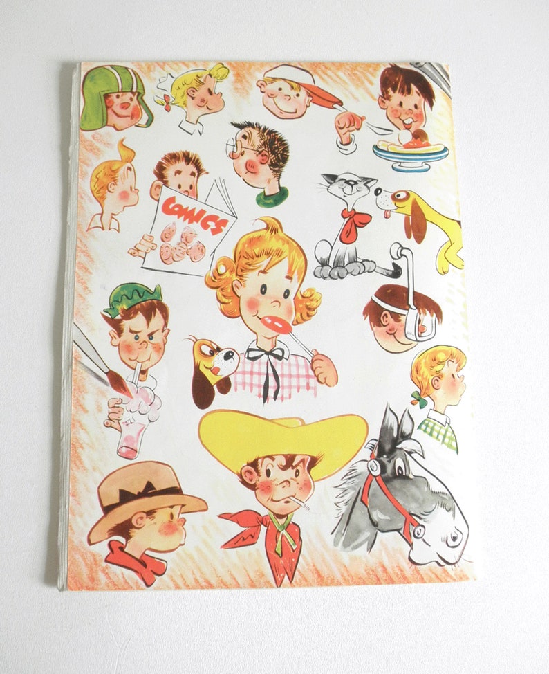 Vintage How to Draw Cartoons Hal Rasmusson Comics 1950s - Etsy