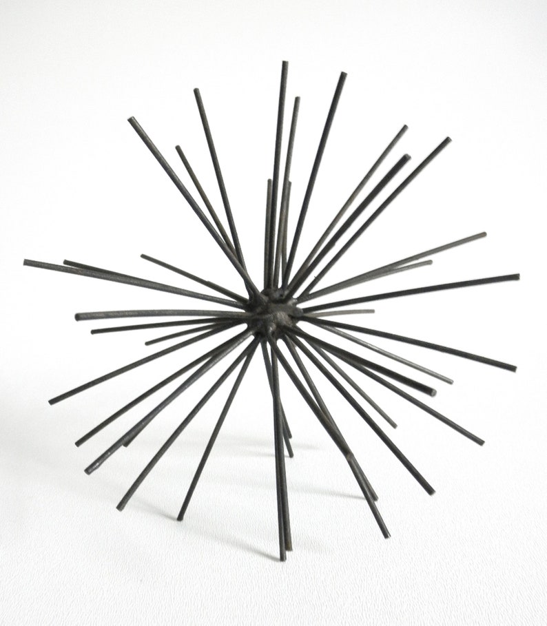 Vintage Metal Spike Ball Art Sculpture Steel 6.5 - Etsy