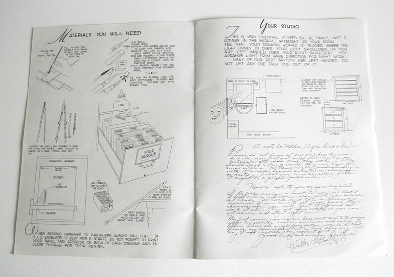 Vintage How to Draw Cartoons Hal Rasmusson Comics 1950s - Etsy