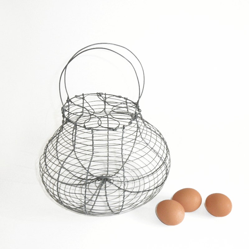 Wire Egg Basket - Etsy