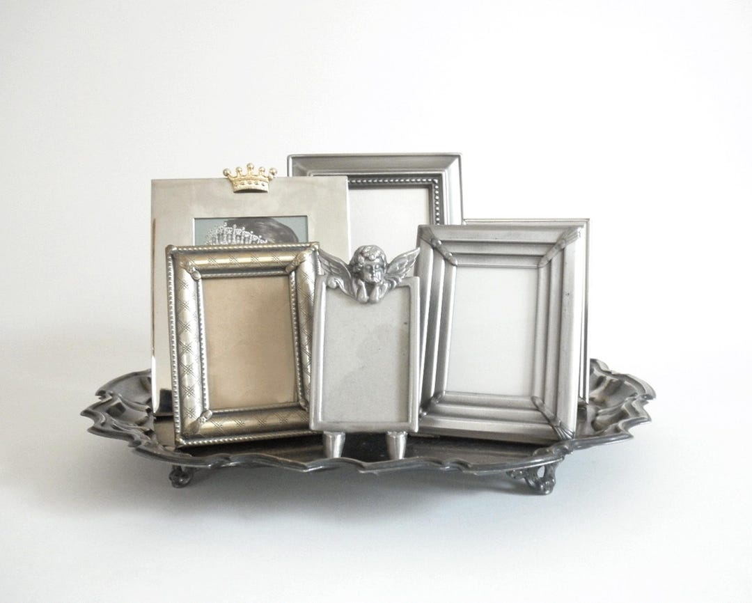 Your Choice of Vintage Silver Metal Photo Frames, Various Small Frames ...