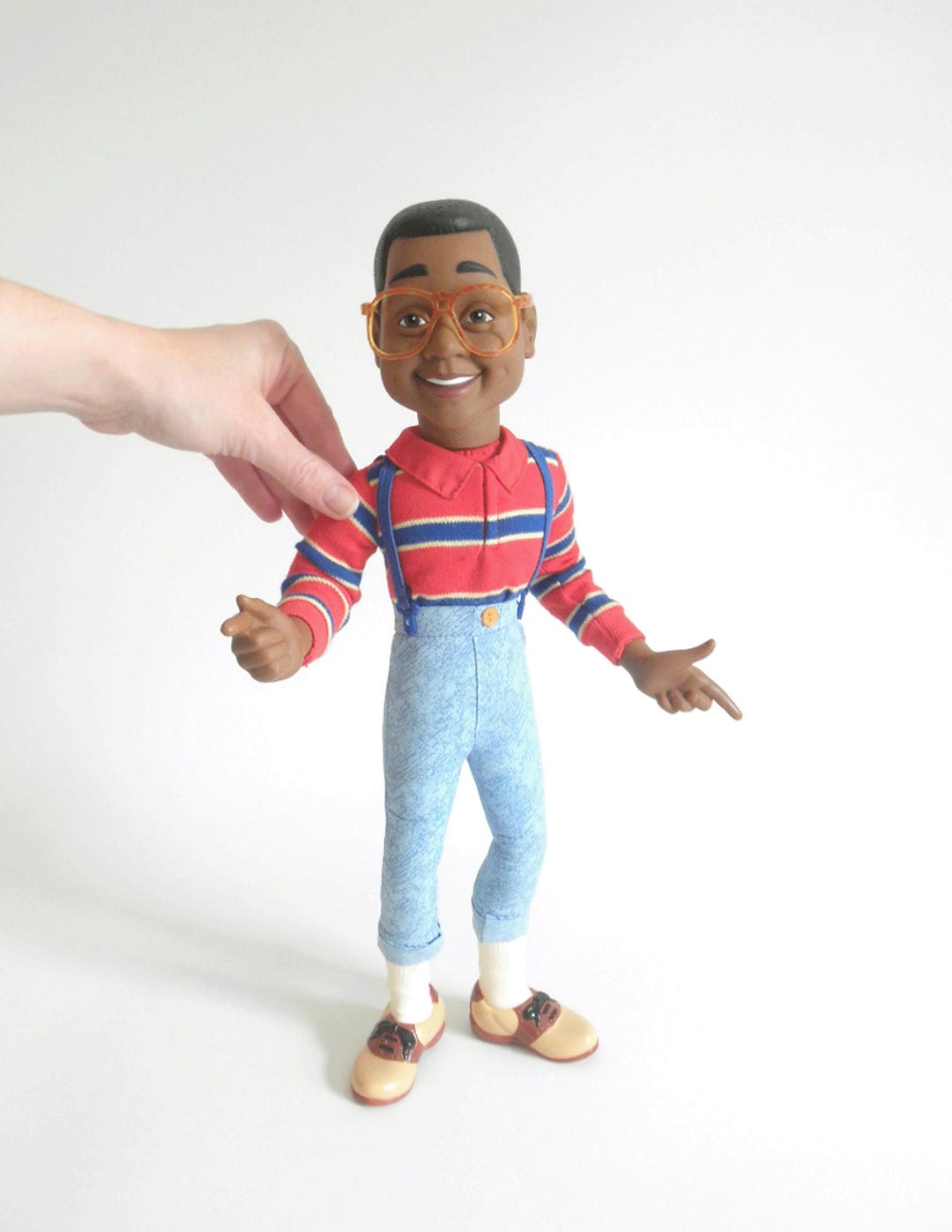 Vintage Steve Urkel Talking Doll, Hasbro 1991, Working Pull String ...