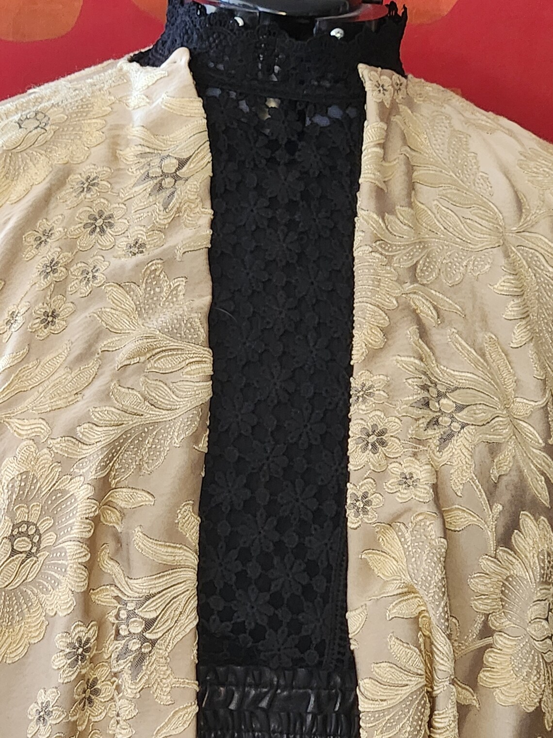 Upcycled Gold Fringed Duster. Kimono. Plus Size - Etsy