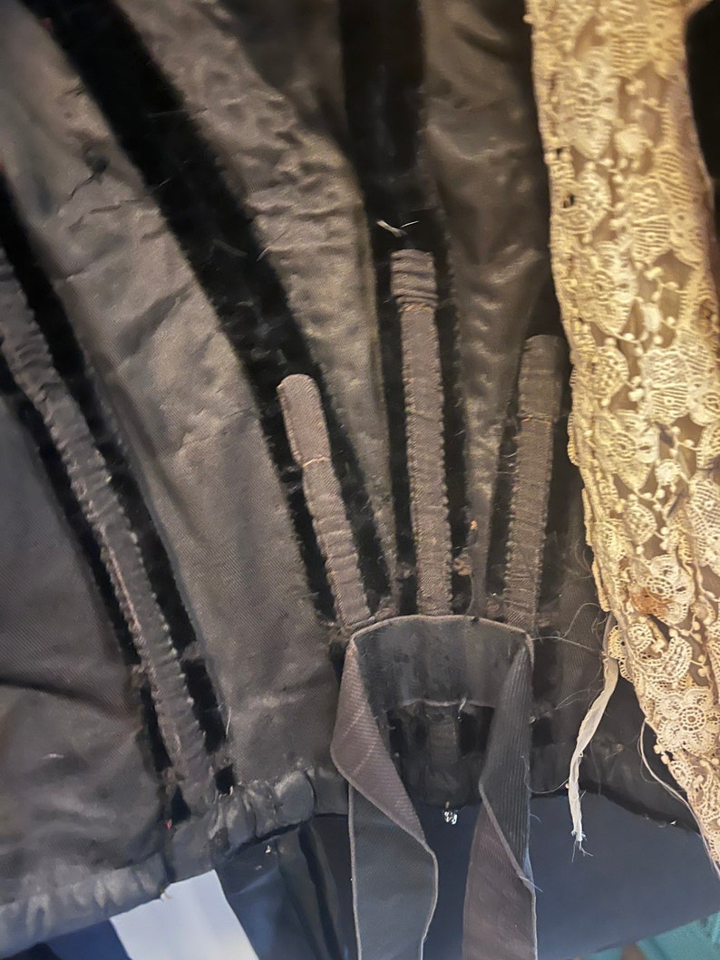 Victorian Bodice, Very Beautiful but VERY Tender and Falling Apart - Etsy