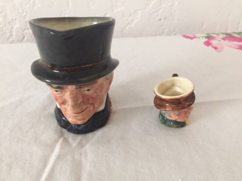 Vintage Toby Character Mugs From England 3-1/4 Sam - Etsy