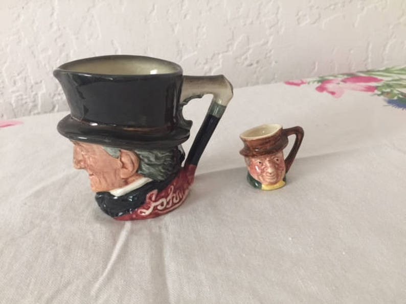 Vintage Toby Character Mugs From England 3-1/4 Sam - Etsy
