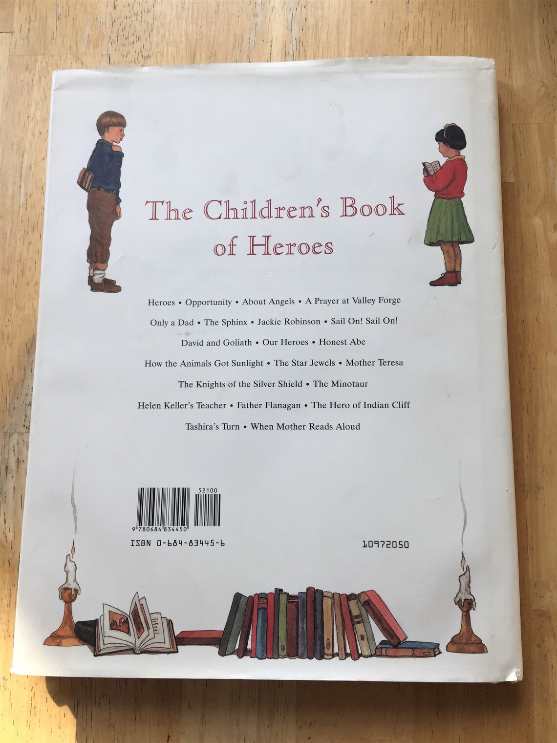 The Children's Book of Heroes a Picture Storybook of | Etsy