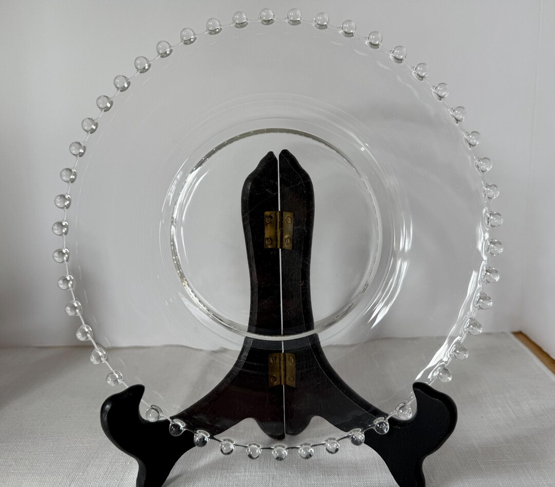 Vintage Candlewick 6" Plate PAIR. 2 Bread & Butter or Dessert Plates ...