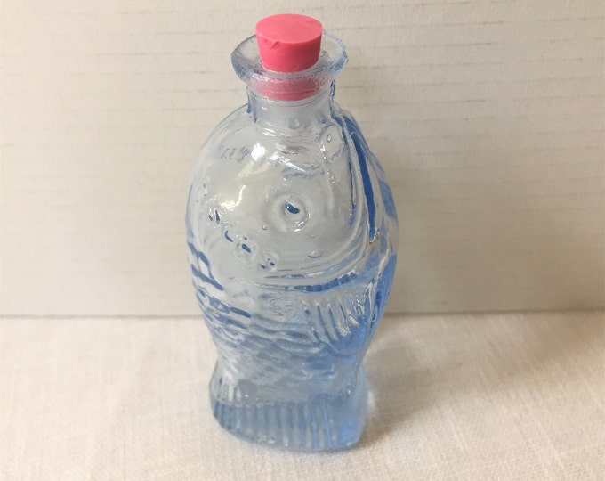 Vintage Mini Blue Bitters Bottle, Doctor Fisch's Bitters With Stopper ...