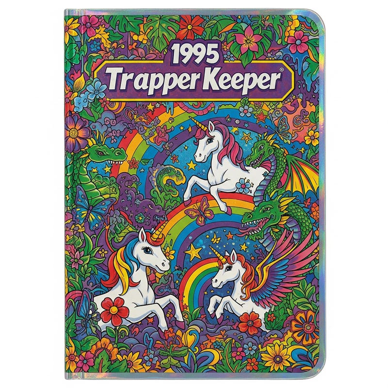 Lisa Frank Trapper Keeper - Etsy