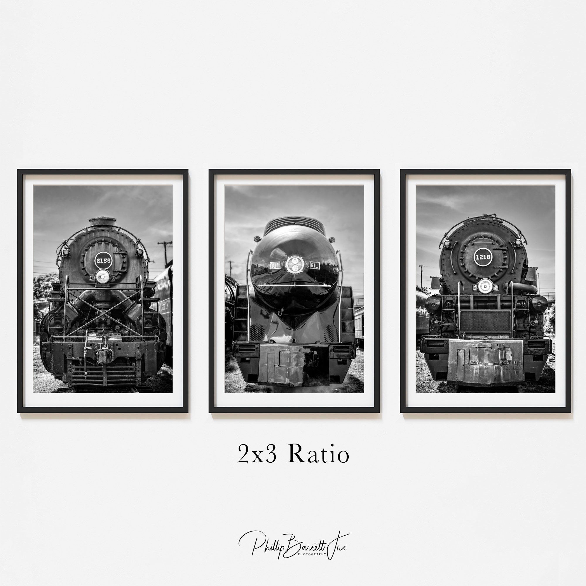 Norfolk and Western J 611, Locomotive, Steam Engine, Roanoke Print ...