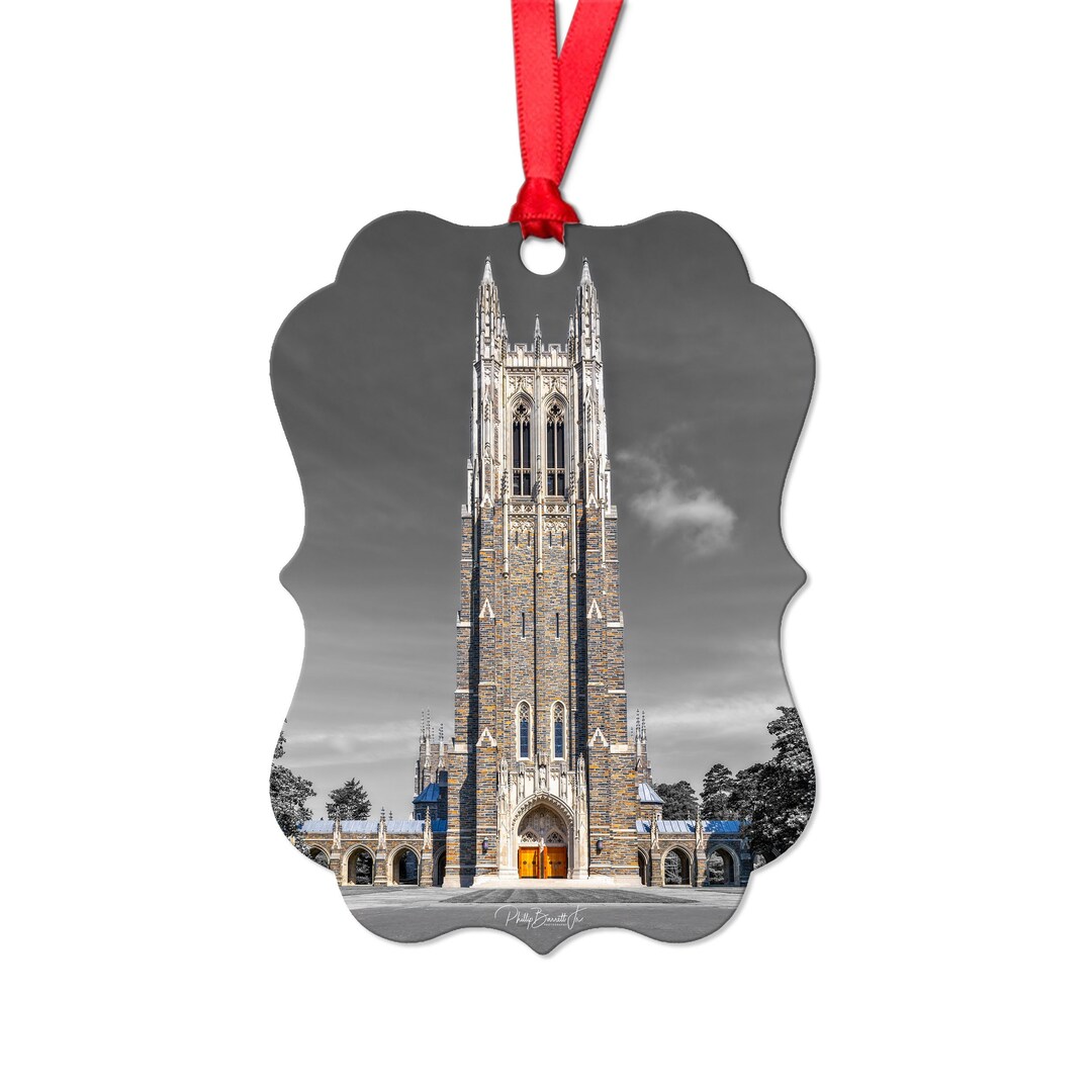 Duke Chapel Ornament, Durham Ornament, Ornament, Holiday Ornament ...