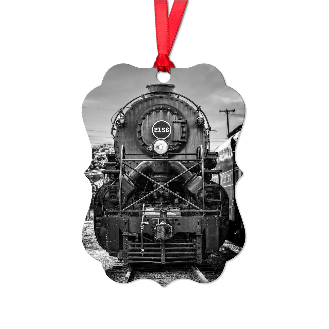 Norfolk and Western 2156, 2156 Ornament, Steam Locomotive Ornament ...