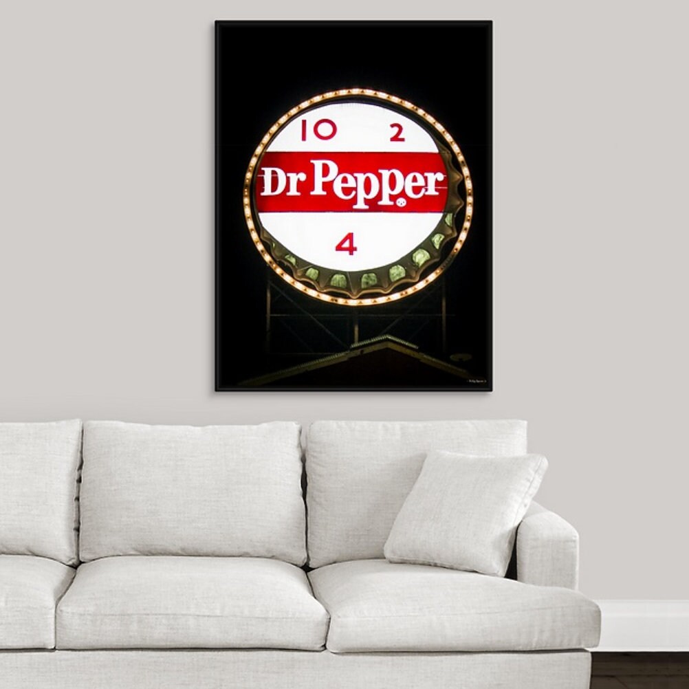 Dr. Pepper Neon Sign, Dr Pepper, Roanoke Print - Etsy
