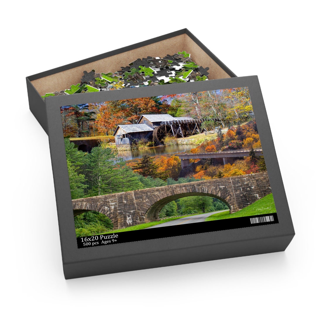 Blue Ridge Parkway Puzzle, Blue Ridge Puzzle - Etsy