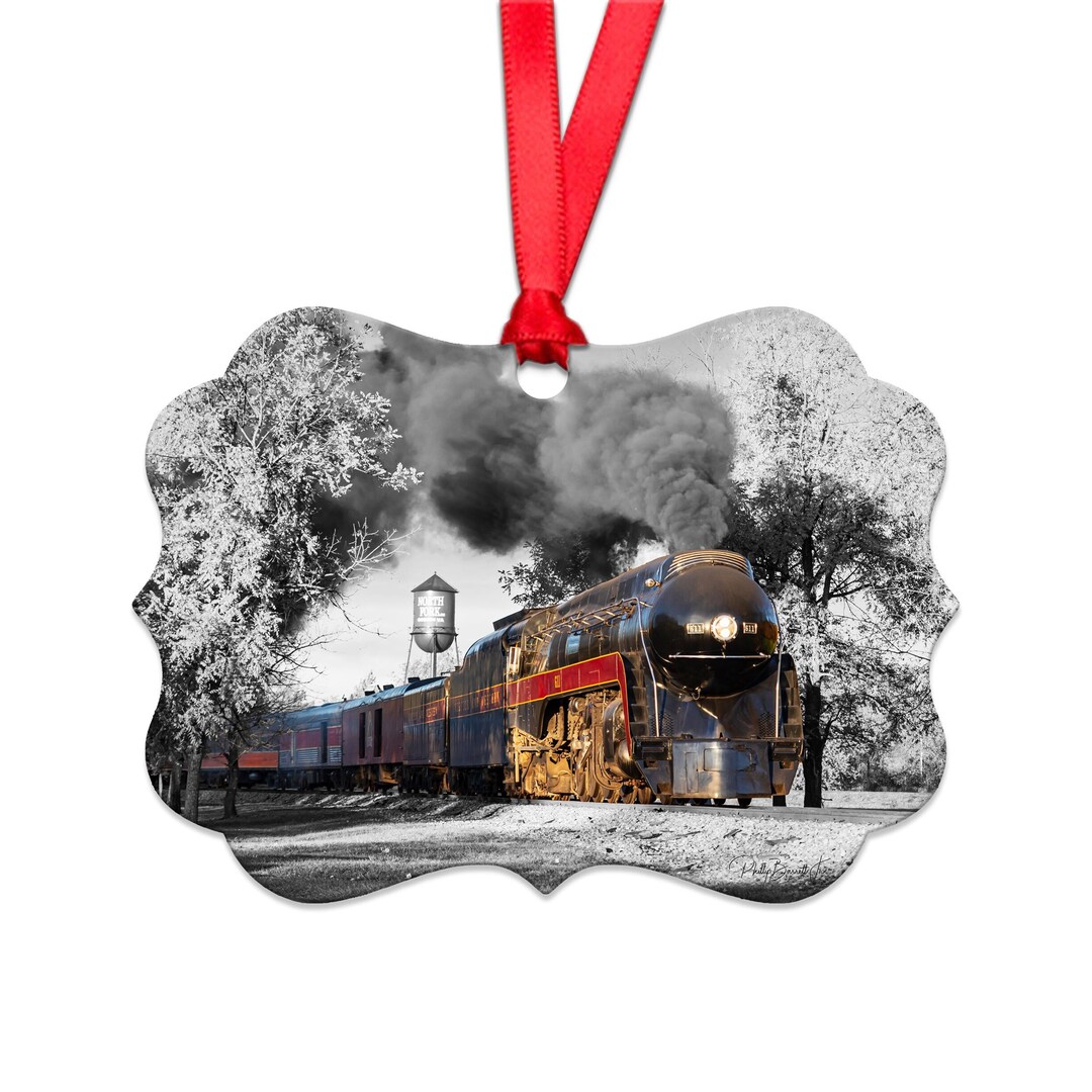J 611 Ornament, J611, N&W Class J 611, Steam Locomotive Ornament, Train Ornament, Train, Norfolk ...